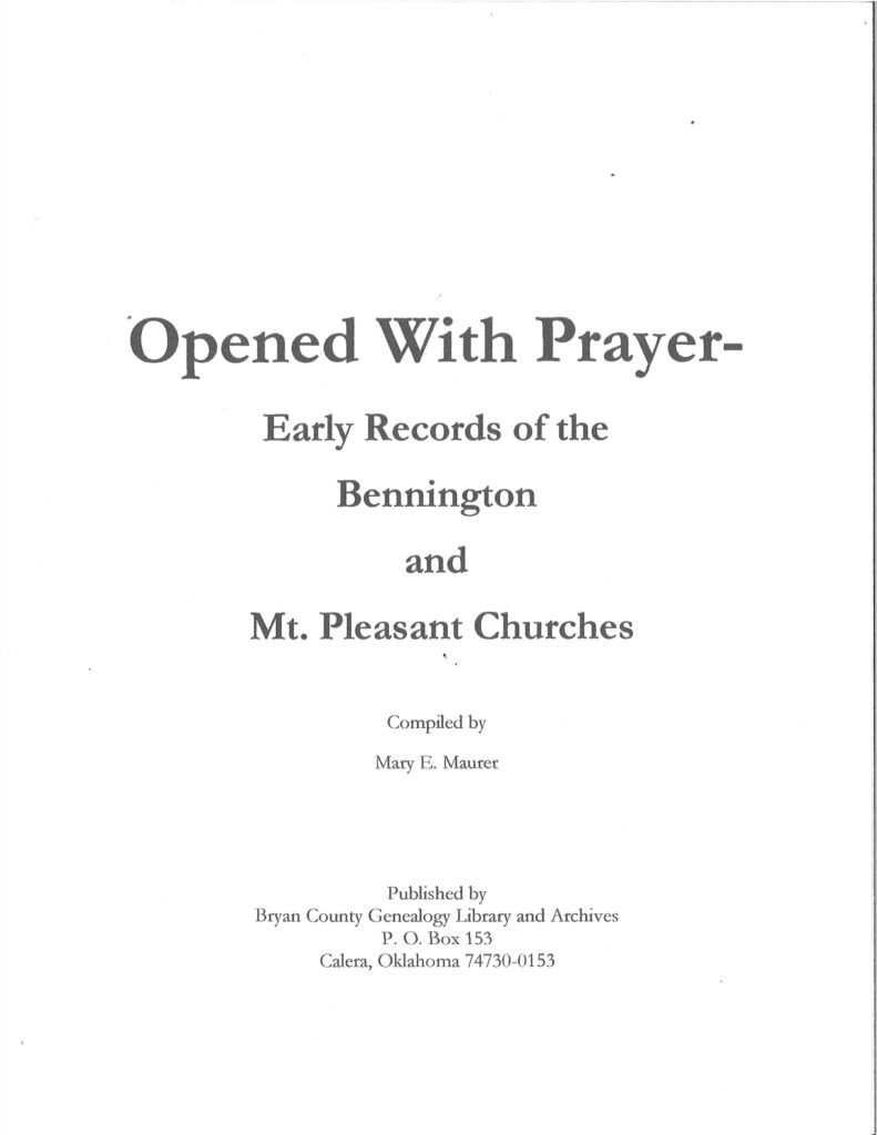 Powell Family History 15 generations – Bryan County Genealogy Library ...